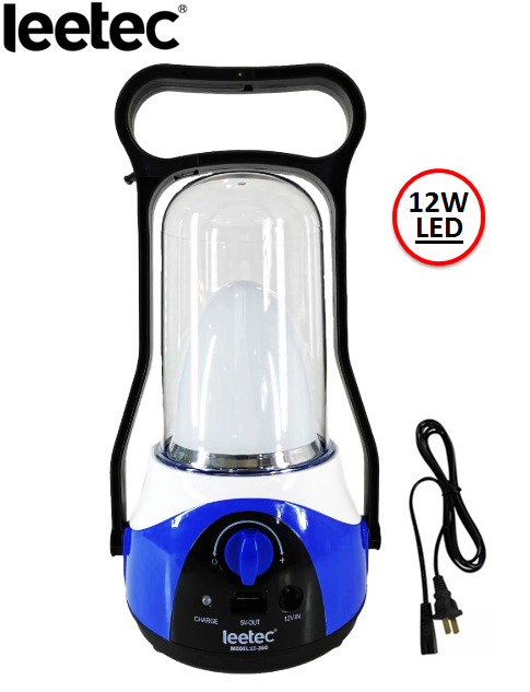 LEETEC LT-360 Rechargeable 12 WATT LED Light Lantern | Lazada PH