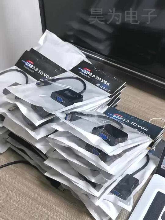 usb Turn vga Converter Wired HDMI Same Screen Device PC Adapter HD ...