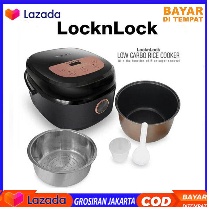 RICE COOKER LOW SUGAR LOCKNLOCK/LOCK N LOCK/ EJR328BLK - 2 Liter ...