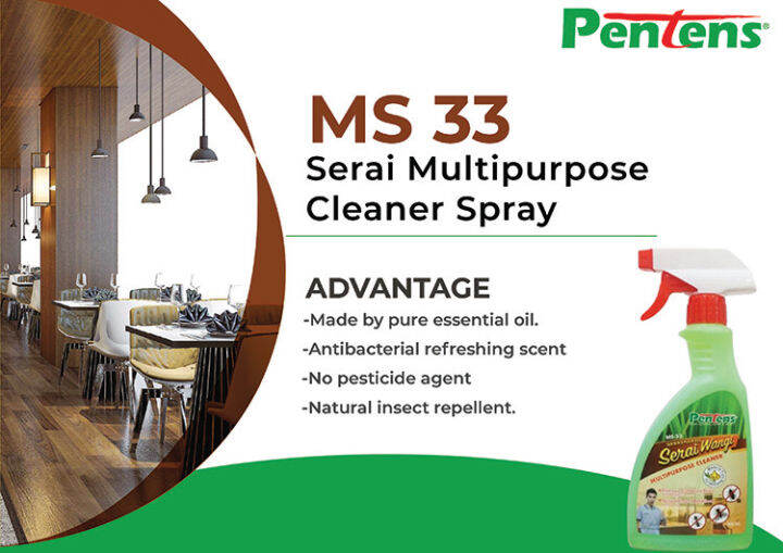Pentens MS33 Serai Wangi Multipurpose Cleaner Spray | Lazada