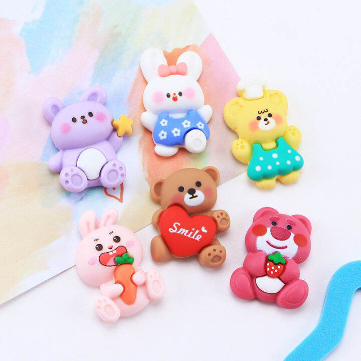 clay karakter lucu utk hiasan hp , jepitan, topper cake, art n craft ...