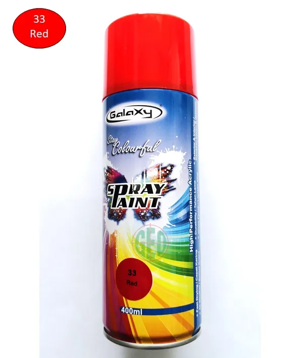 GALAXY 400ML STANDARD COLOUR AEROSOL SPRAY PAINT | Lazada