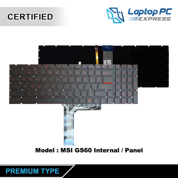 MSI Laptop Keyboard MSI GS60 Compatible with MSI GS70 GE62 GT62 GL62 ...