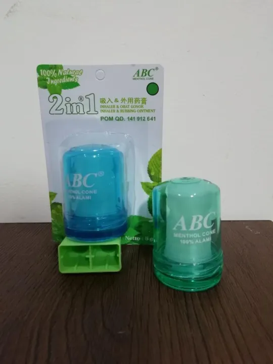 INHALER ABC MENTHOL 2 IN 1 8GR ORIGINAL | Lazada Indonesia