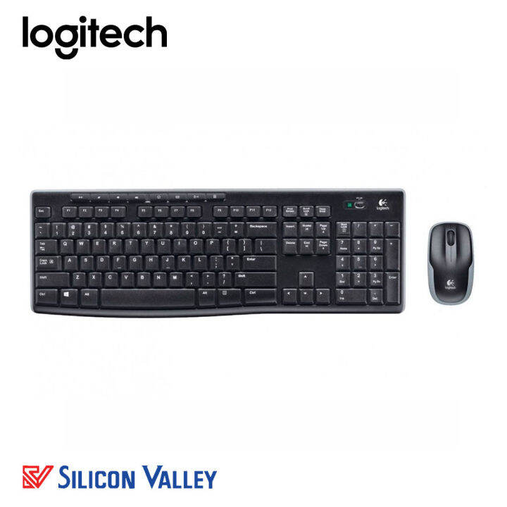 Logitech Mk270r Black Keyboard And Mouse Combo Lazada Ph