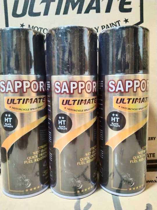 pilok pilox cat semprot sapporo ultimate saporo Hi temp black ultimate ...