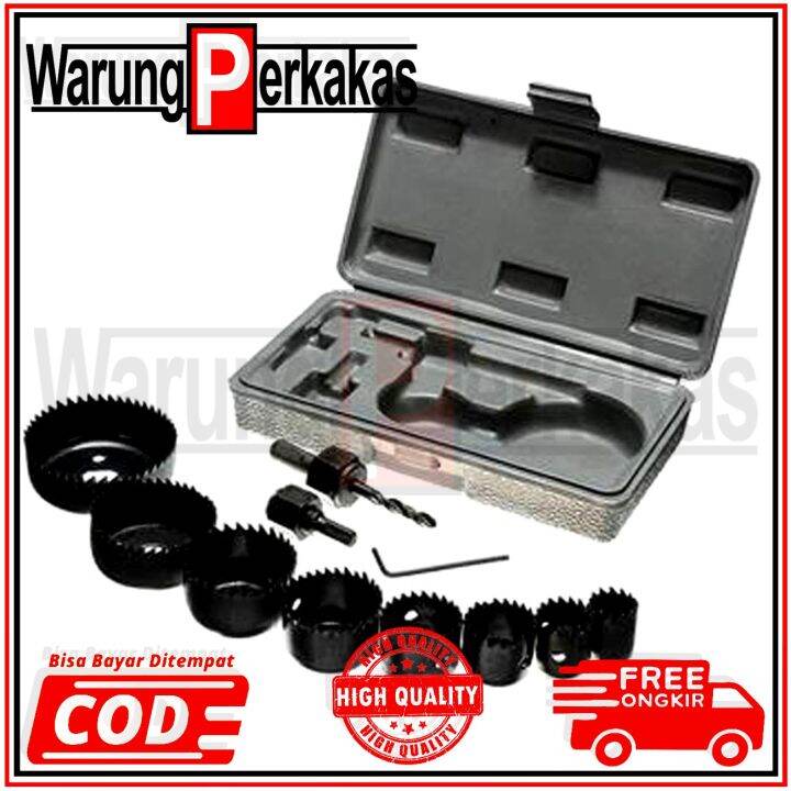 IWA Mata Bor Pelubang Kayu Hydroponic Set 11 Pcs Holesaw Kit | Lazada ...