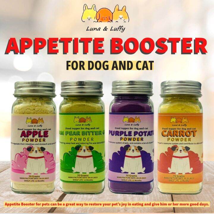Appetite Booster for Dogs and Cats All-Natural Dietary Fiber Vitamin ...