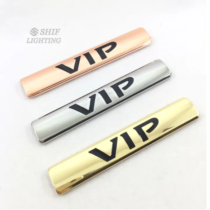 HYS 1 x Metal VIP Logo Car Auto Truck Badge Sticker Emblem Decal | Lazada