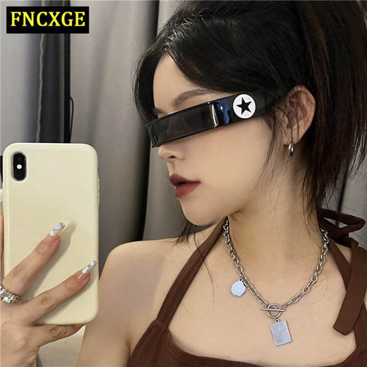 FNCXGE แว่นตากันแดด Sungglasses 2022 แว่นY2K สไตล์ยุโรปและอเมริกา | Lazada.co.th