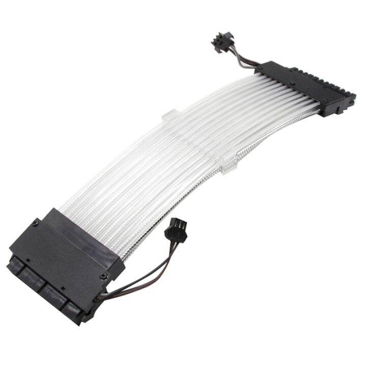 Spare Parts Accessories PC Case PSU Extension RGB Cable, ATX 24Pin ...