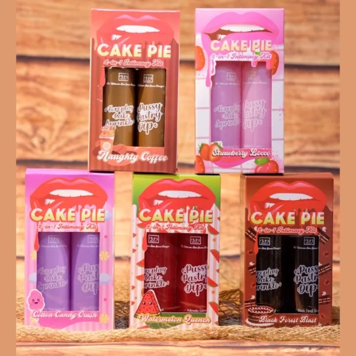 Cake Pie 2 in1 Intimacy Kit!😋 BEST SELLER ( COTTON CANDY, STRAWBERRY ...