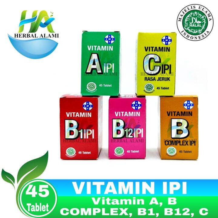 Vitamin IPI isi 45 tablet - IPI Vitamin | Lazada Indonesia