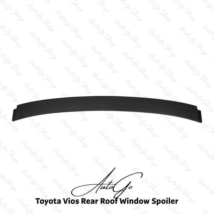 Toyota Vios 2013-2017 3rd Gen Rear Roof Window Spoiler (Matte Black ...