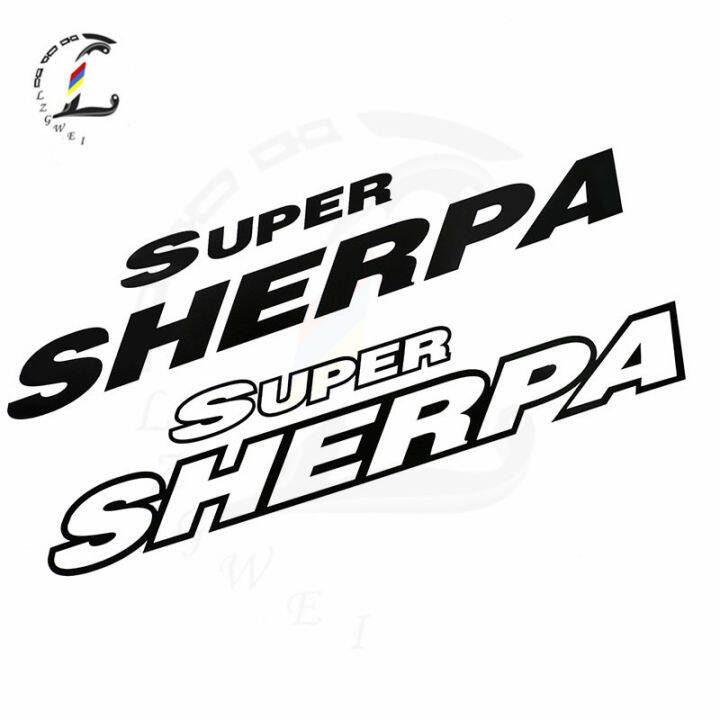 Motorcycle Off-road Sticker Emblems For Kawasaki KL 250 Super Sherpa ...