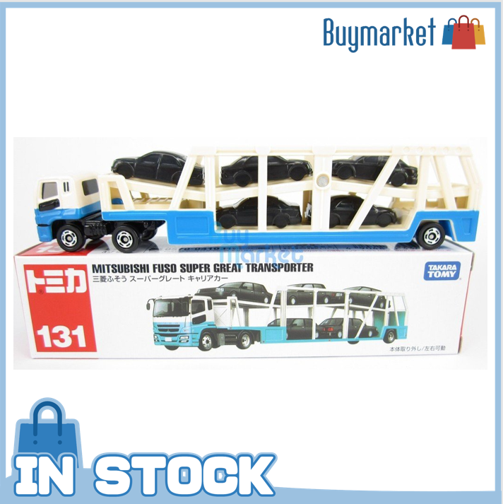 Takara Tomy Tomica #131 Mitsubishi Fuso Super Great ขนส่งรถของเล่นหล่อจากเหล็ก | Lazada.co.th