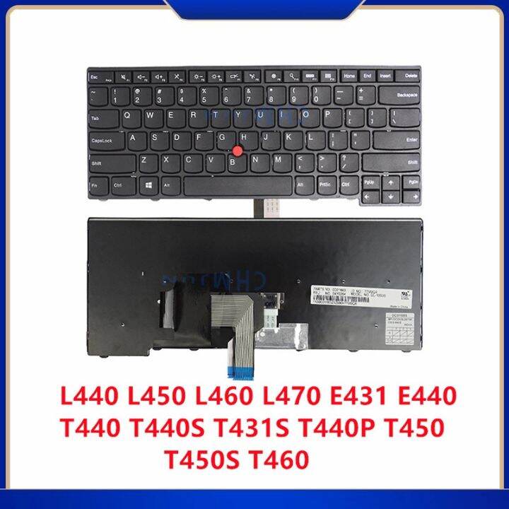New Laptop US Keyboard for Lenovo Thinkpad IBM L440 L450 L460 L470 E431 E440 T440 T440S T431S ...