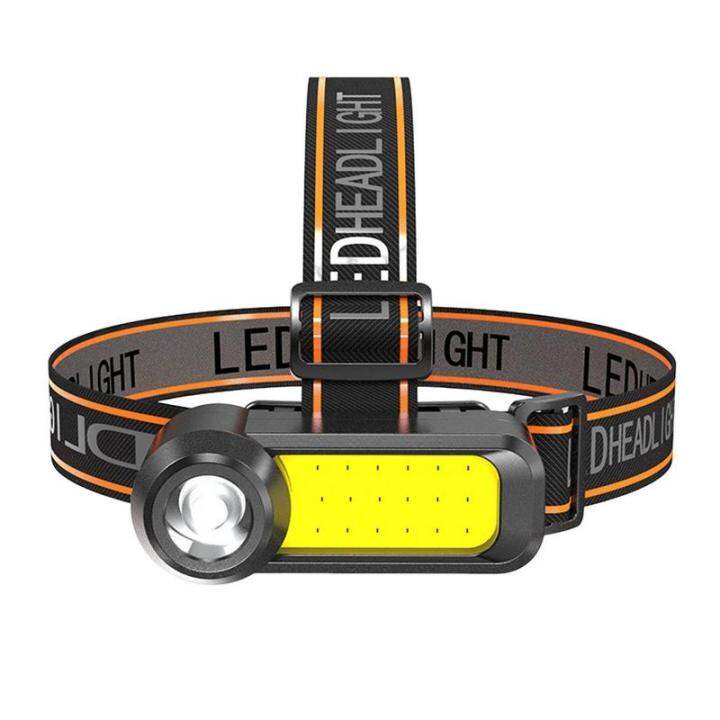 Mini USB Headlamp Rechargeable Headlamp Motion Sensor Headlight Camping ...