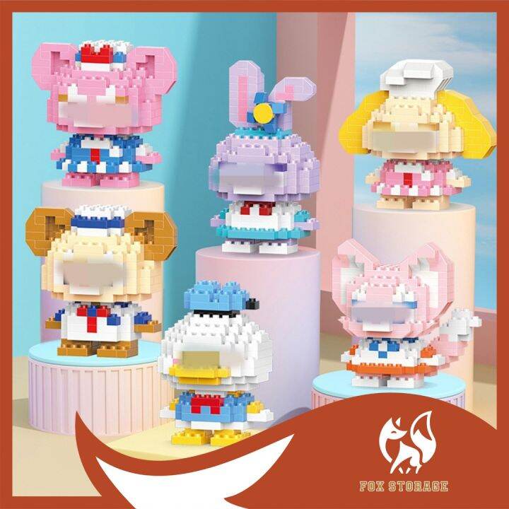 DIY Cute Tiny Block Nano Blocks Character Model Blocks Nano Building Blocks 可爱小积木纳米积木角色模型积木纳米积木 ...