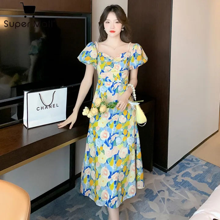 Super Mall 2022 Summer New French Retro Cotton Feeling Gentle and ...