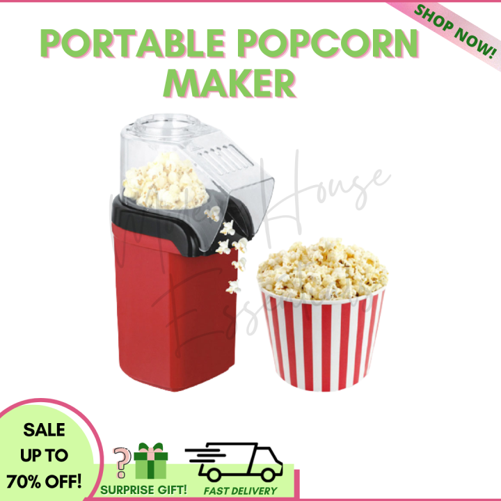 MODERN HOUSE. Authentic Portable Electric Popcorn Maker, Small Scale ...
