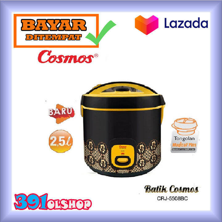 Magi com Cosmos CRJ-5508 BC Rice Cooker 2.5 Liter Penanak Nasi 3in1 ...