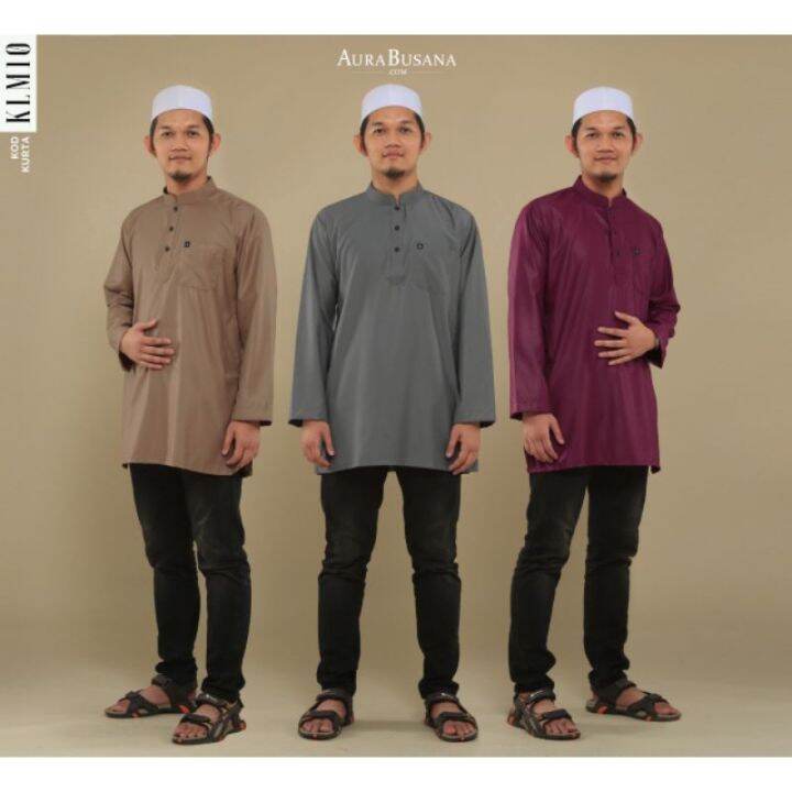 Kurta Lelaki Baju Raihan Osaka Cotton Raya Men Gamis | Lazada