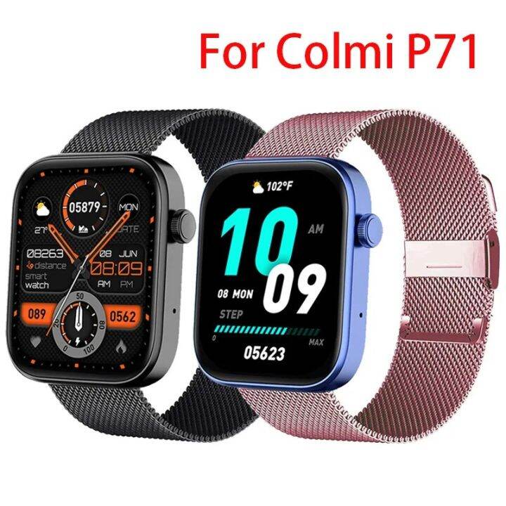 For Colmi P71 P30 P68 Strap Metal Bracelet For Colmi C60 C61 C81 ...