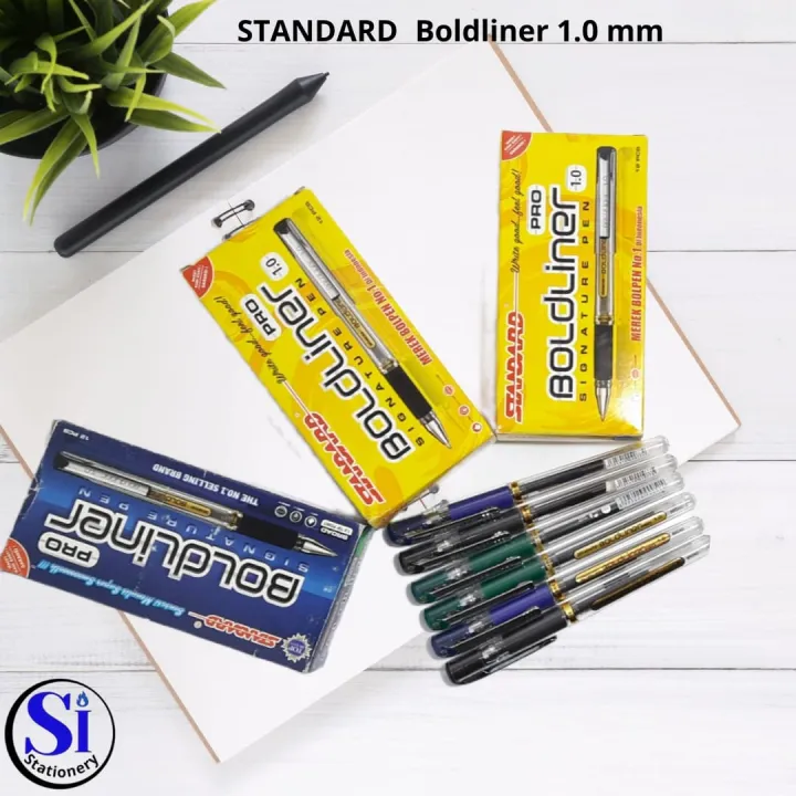 Pulpen Standard Boldliner Pro 1.0mm Asli/Standard Pen Boldliner Pro 1 ...