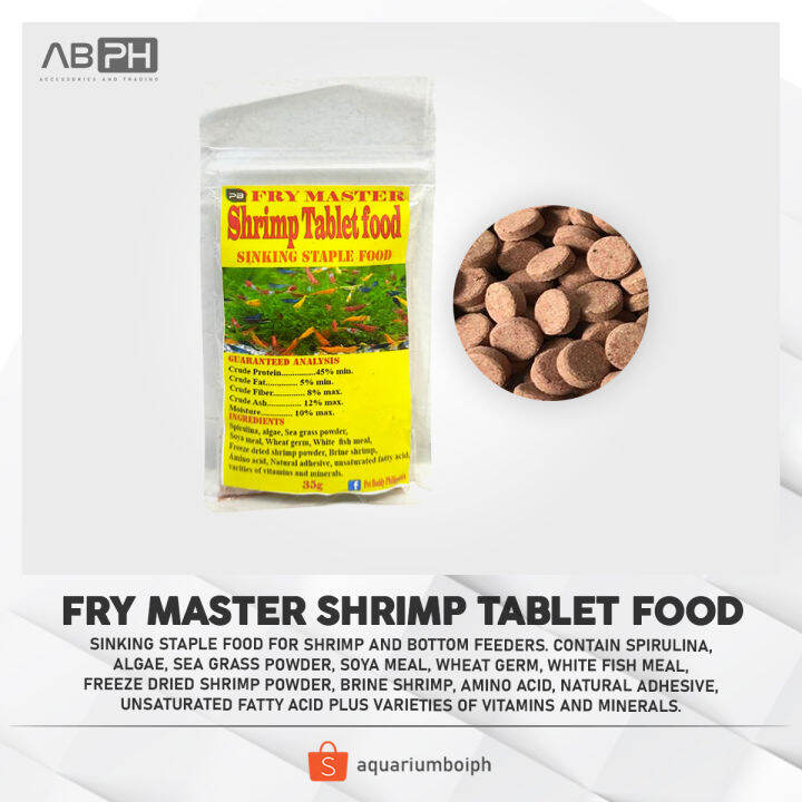 Frymaster Shrimp Tablet Food | Lazada PH