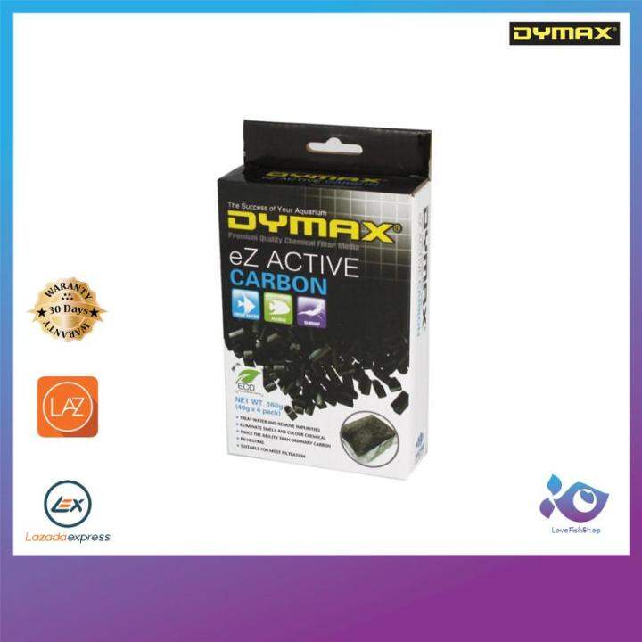วัสดุกรอง Dymax Ez Active Carbon 40 g. 4 ชิ้น ราคา 160 บาท | Lazada.co.th
