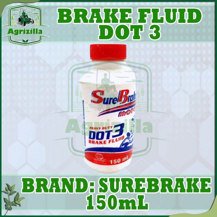 Sure Brake MOTO DOT 3 BRAKE FLUID 150ml | Lazada PH