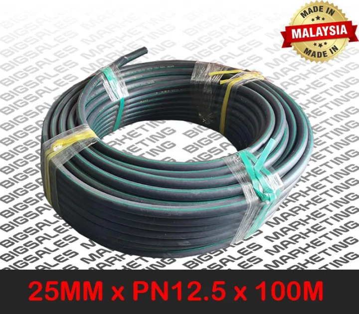 BIGSALES HDPE Poly PP Black Irrigation Poly Pipe Polypipe Roll 3/4 25MM ...