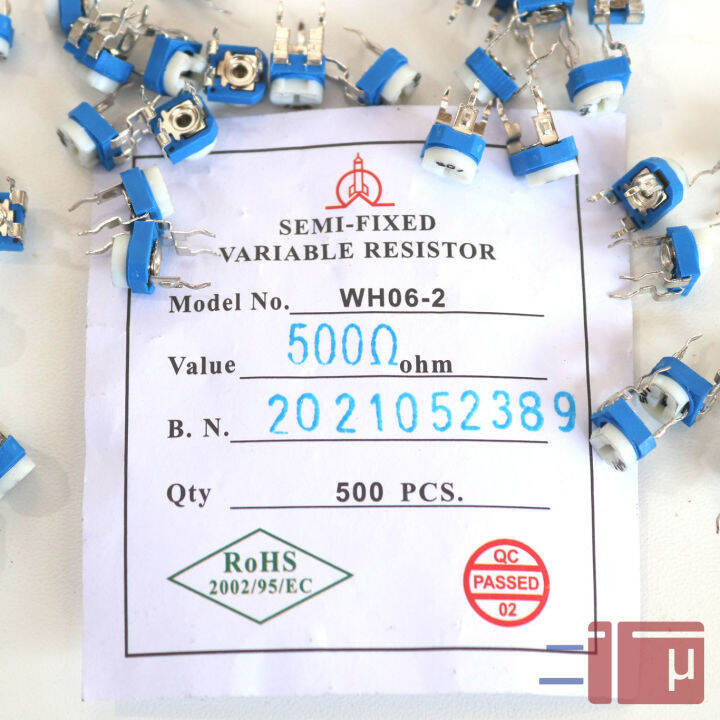 x10 Trimpot VR 501 500 Ohm Variable Resistor | Lazada Indonesia