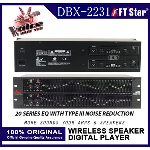 DBX 2231 20 SERIES Graphic Equalizer/Limiter with Type III Noise Reduction | Lazada PH