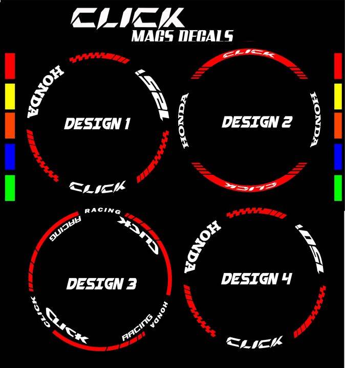 Honda Click v2 GameChanger Mags Sticker Decals | Lazada PH