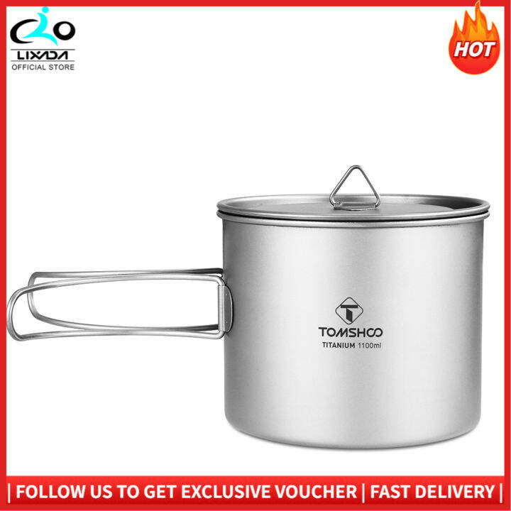 TOMSHOO 1100ml Titanium Ultralight Outdoor Cup | Lazada Singapore
