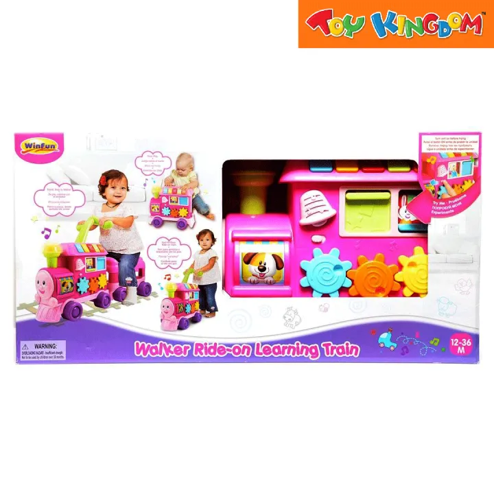 WinFun Pink Walker Ride-On Learning Train | Lazada PH