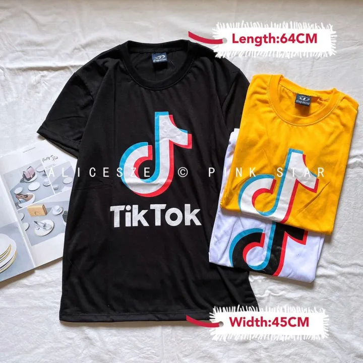 Tiktok Logo Tshirt Unisex Round Neck TSHIRT | Lazada PH
