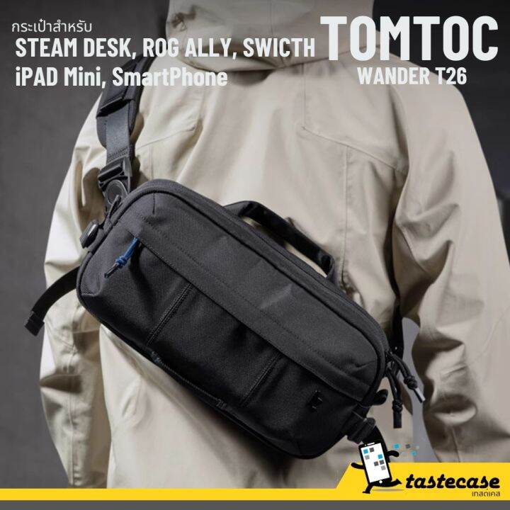 Tomtoc Wander T26 กระเป๋าสำหรับ Rog Ally, Steam Desk, Nintendo Switch ...