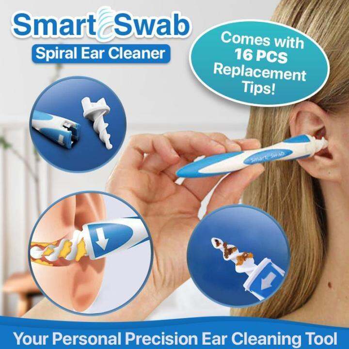 Smart swab easy earwax removal cleaner ear lighters wood ears cotton ...