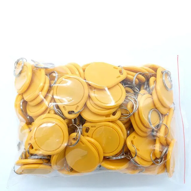 100pcs RFID Tag 13.56MHz NFC Tags Keyfob Re-writable Proximity RFID ...