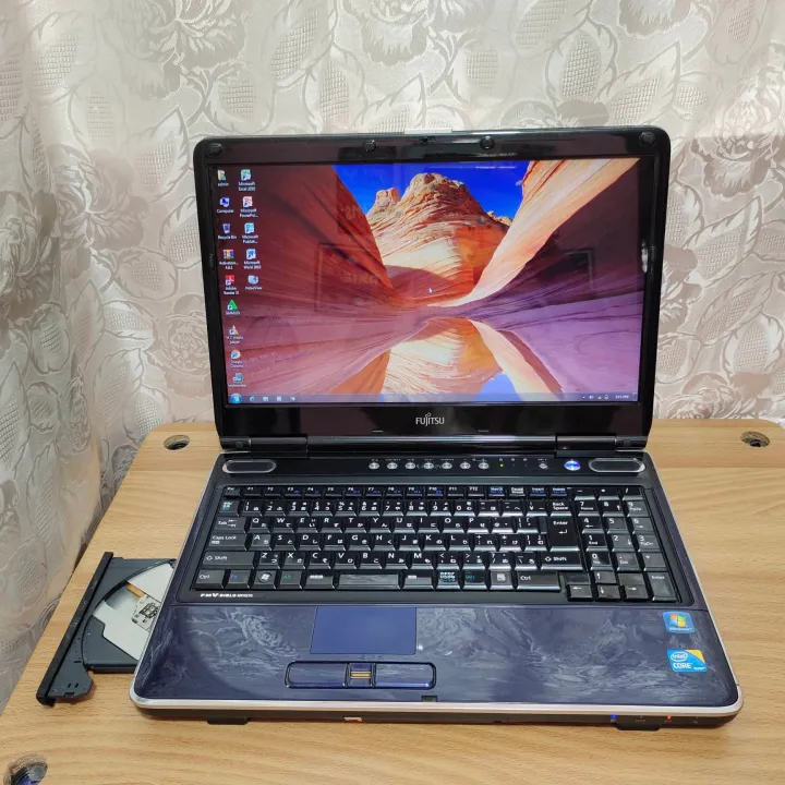 Flash Sale Original Laptop Fujitsu Lifebook NF/G70 Windows 7 Intel Core ...