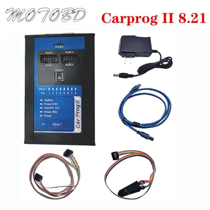 Newest CARPROG 2 V8.21 8.21 Full Set 21 Adapter Auto ECU Chip Tuning Tool Universal ECU Repair ...