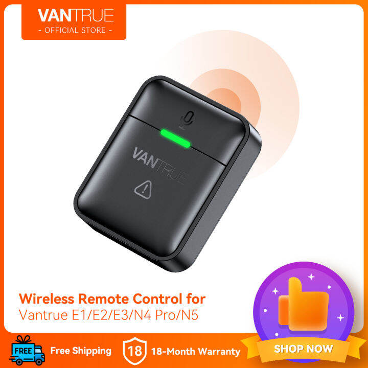 Vantrue Wireless Remote Control with Event Locking, Snapshot, Audio ON/Off Function, 9.8ft Range ...