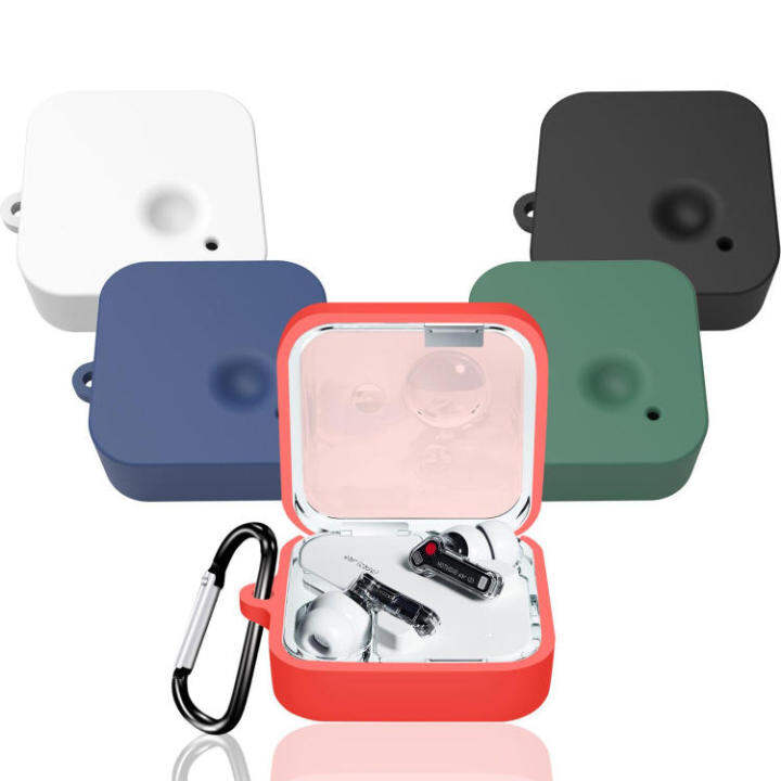 Silicone Cover For Nothing Ear2 Earphone Solid Color Silicone ...