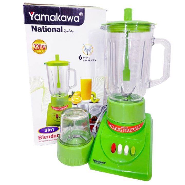 mitra88sby Blender plastik 3 IN 1 National Yamakawa Kapasitas 1 Liter ...