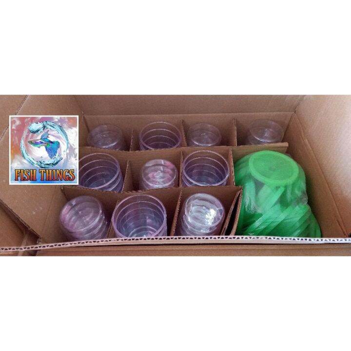 1 Box Betta Fish Cup w/ Lid- 100 Pieces | Lazada PH