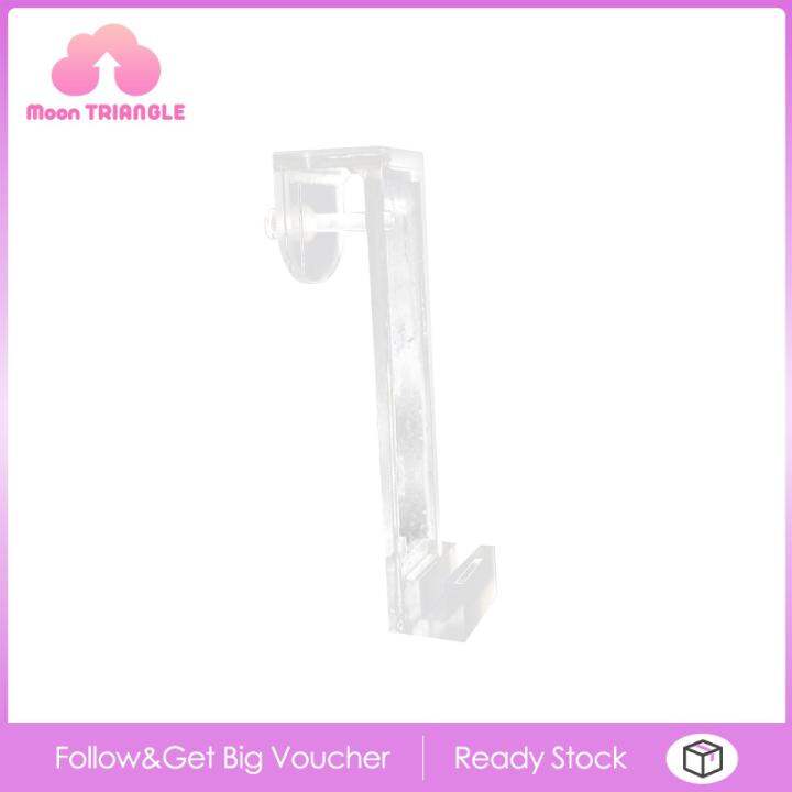 Moon TRIANGLE Negative Pressures Fish Tank Bracket Clear Landscaping ...
