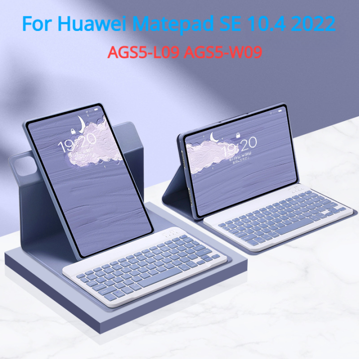 360 Rotation Magnetic Detachable Keyboard for Huawei Matepad SE 10 4 2022 AGS5-L09 AGS5-W09 with ...